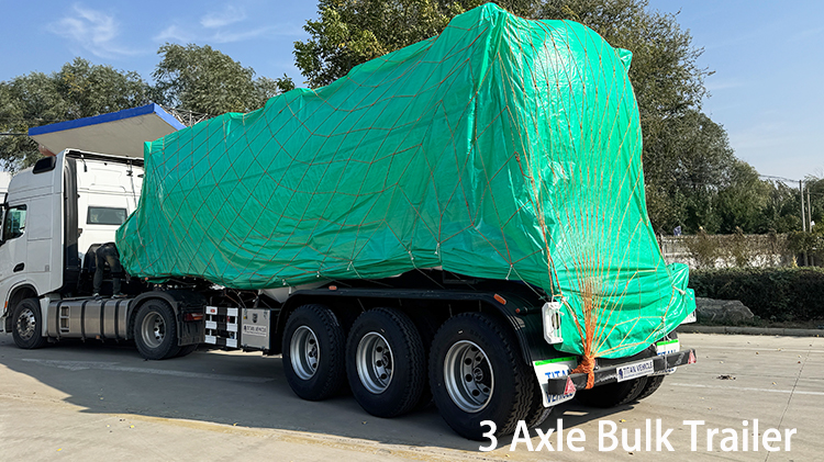 3 Axle 43 CBM Cement Bulk Trailer for Sale in Saudi Arabia