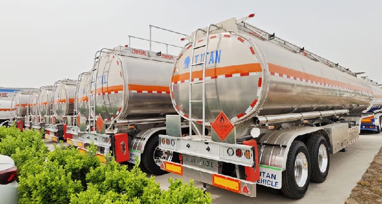 Aluminum Tanker Trailer for Sale in Saudi Arabia