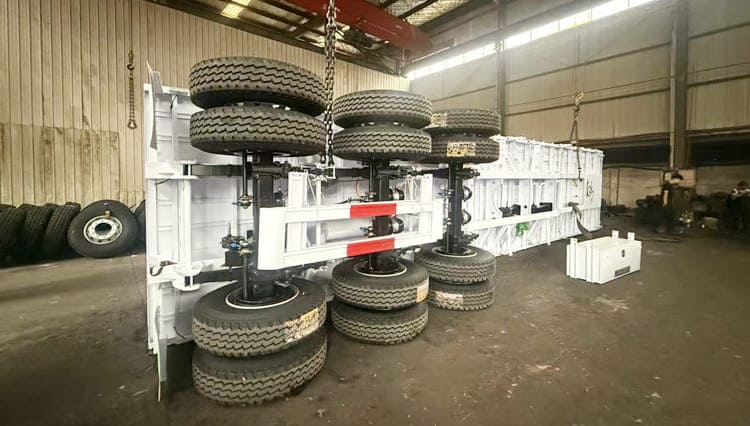 Semi Truck Flatbed Trailer for Sale in Saudi Arabia